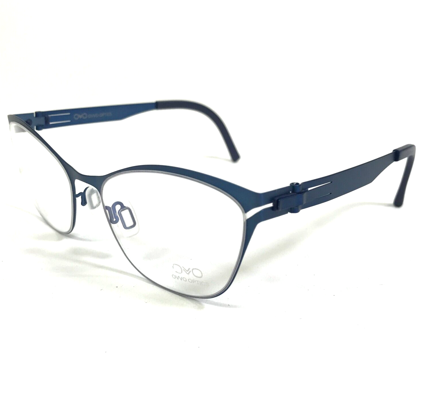 OVVO Optics Eyeglasses Frames 3839 c 40A Matte Blue Cat Eye 52-18-135 ...
