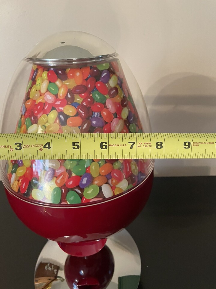 Brookstone Candyman Motion Activated Candy Dispenser Red Silver | eBay