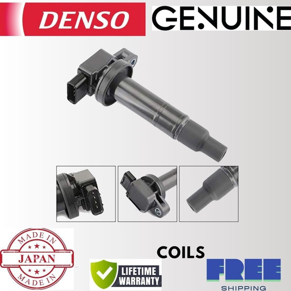 4x DENSO Ignition Coils Fits 2000-2016 Toyota Yaris Scion xA xB I4 ...