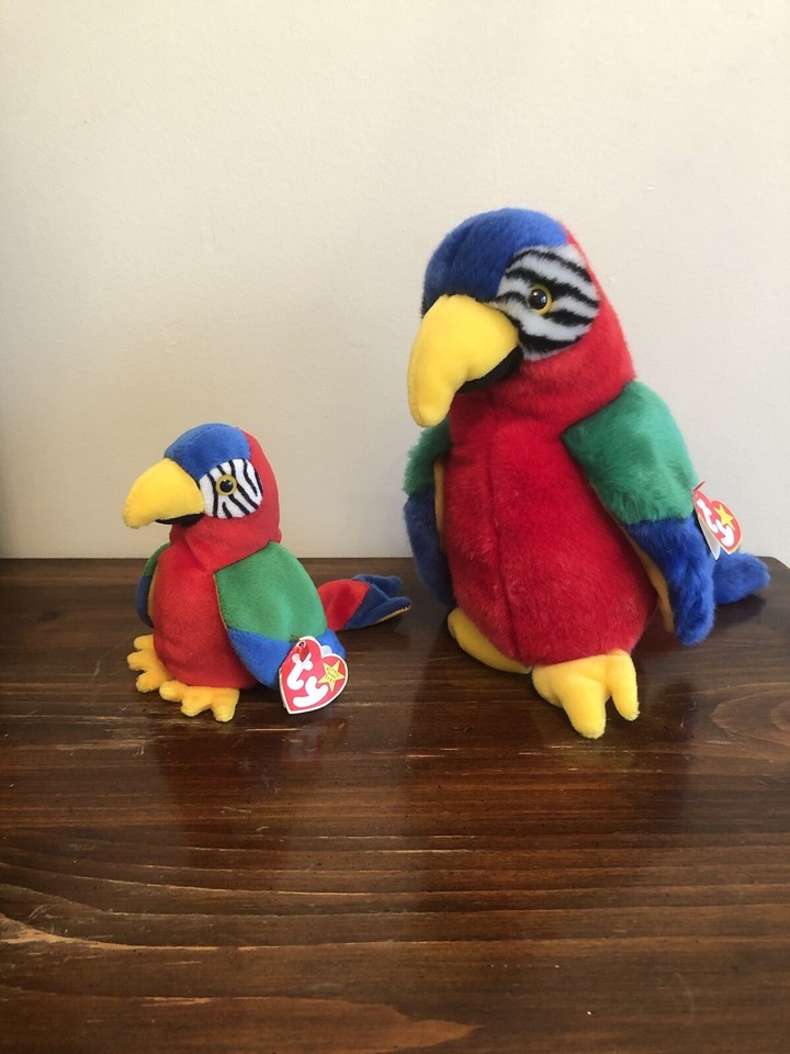 Rare Ty 4197 Beanie Baby Jabber The Parrot Tropical Bird 8421041978| eBay