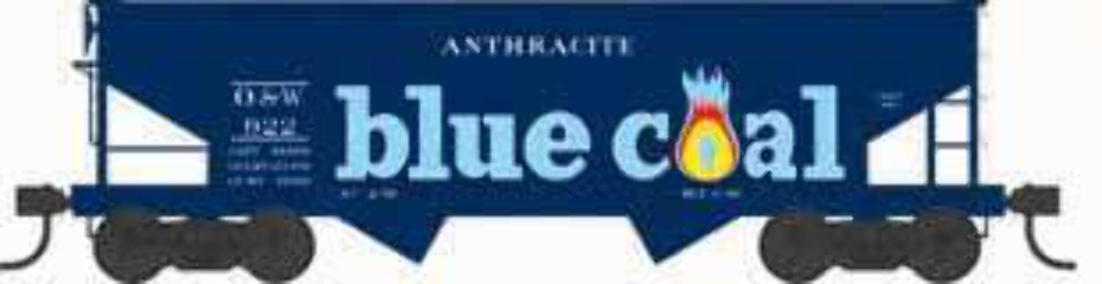 Bowser 38185 N Scale GLa 2 Bay Hopper Blue Coal New York, Ontario ...