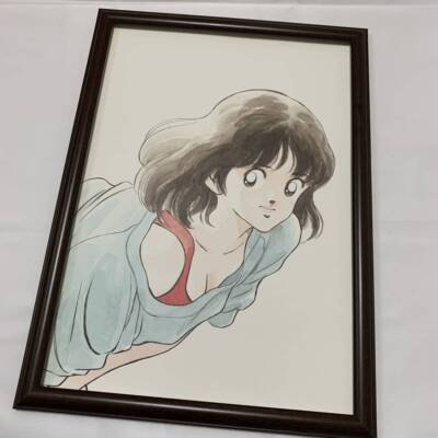 Touch Duplicate Original B4 Framed 2 Asakura Minami Manga anime Mitsuru ...