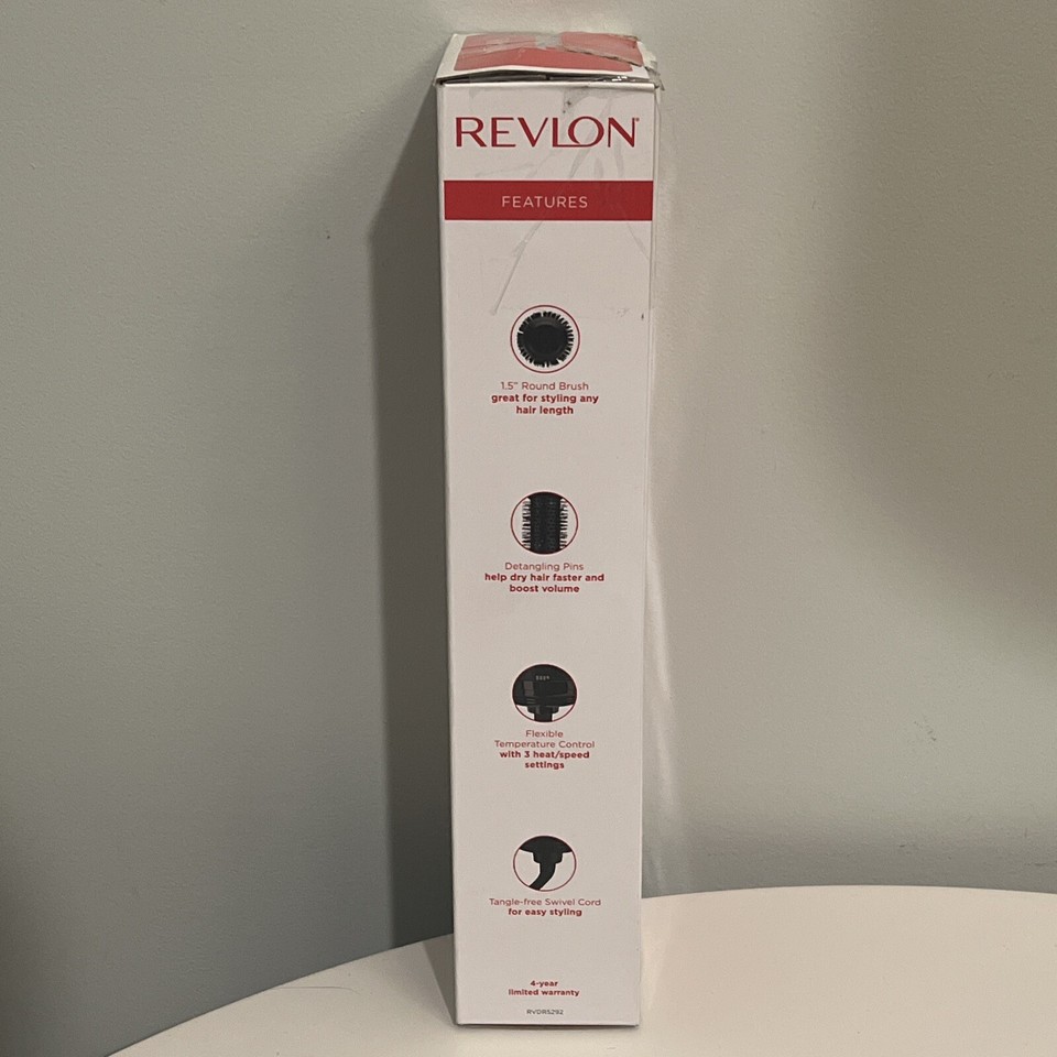 REVLON One Step Root Booster Round Brush Dryer and Hair Styler | Fight ...