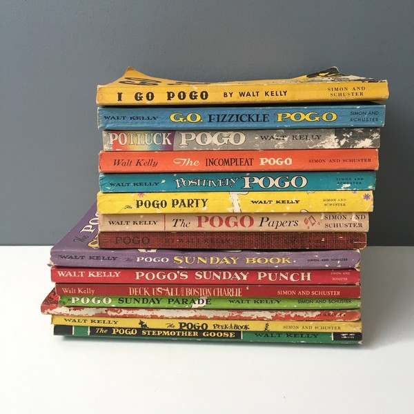 Walt Kelly's Pogo Book Collection - 15 Vintage Paperbacks for sale ...