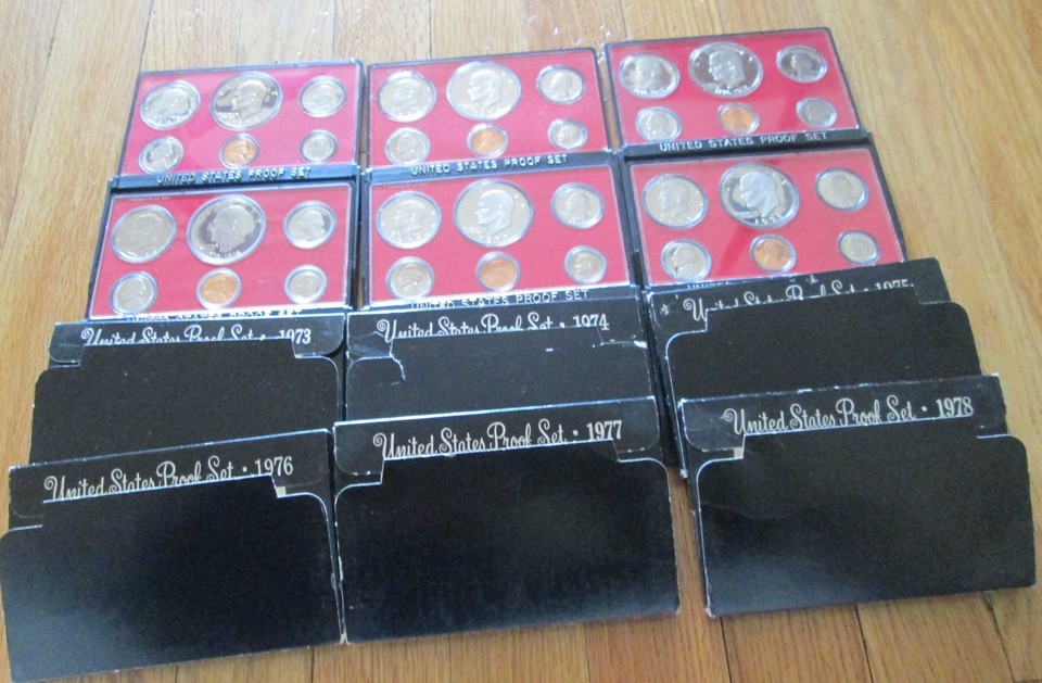 1968 to 2009 Proof Sets U.S. Mint 42 Proof Set San Francisco Mint Box and COA | eBay