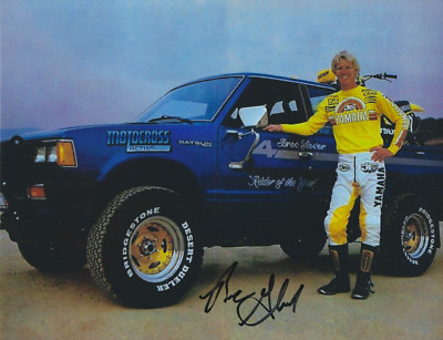 BROC GLOVER Signed 8.5 x 11 Photo MOTOCROSS Racing AMA Legend VINTAGE ...