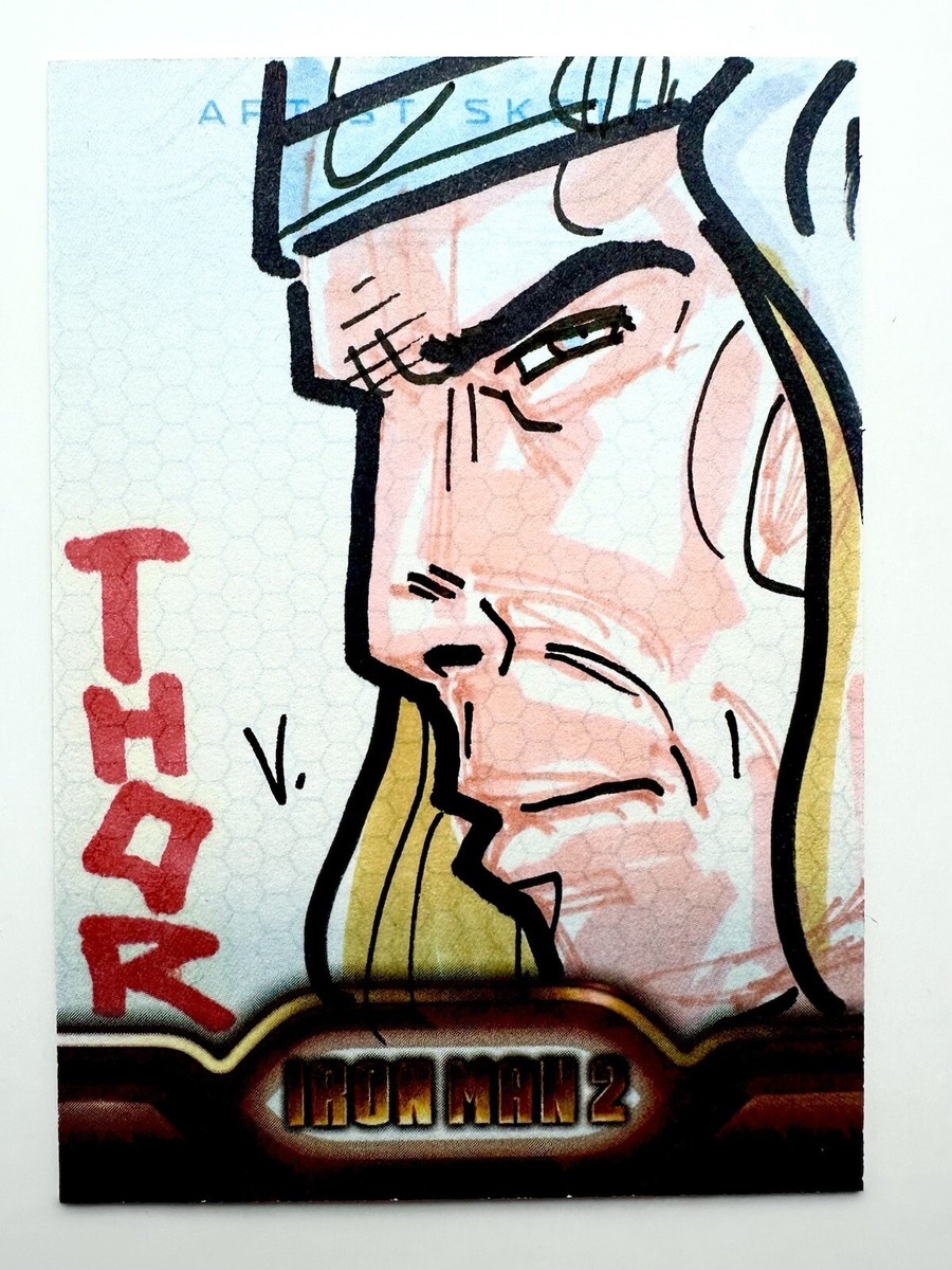 Thor Comic Face Drawing