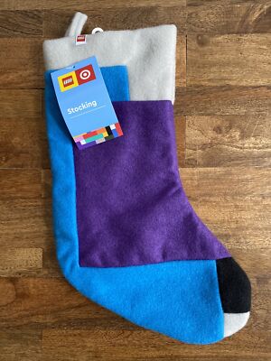 2021 Target Lego Collab Christmas Stocking, Blue, Purple, Black And ...