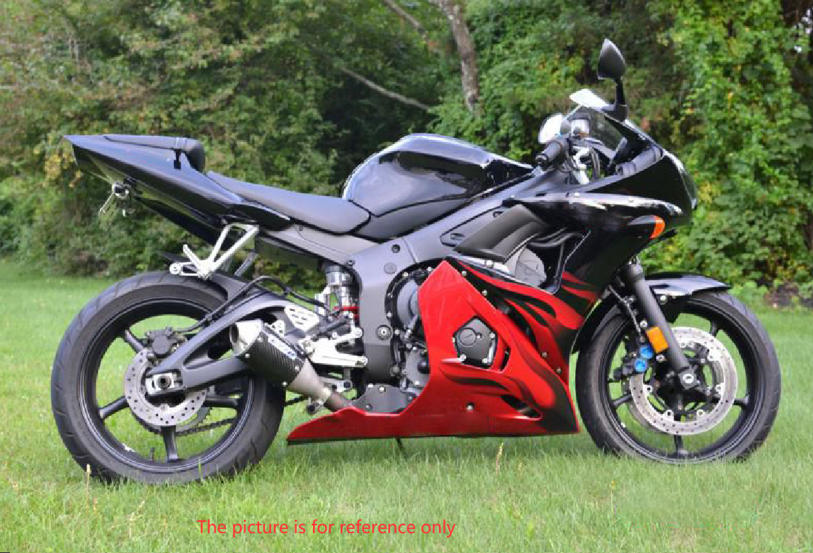 Red Black Fairings Plastic Kit for 2003 2004 2005 03 04 YZF R6 Yamaha ...