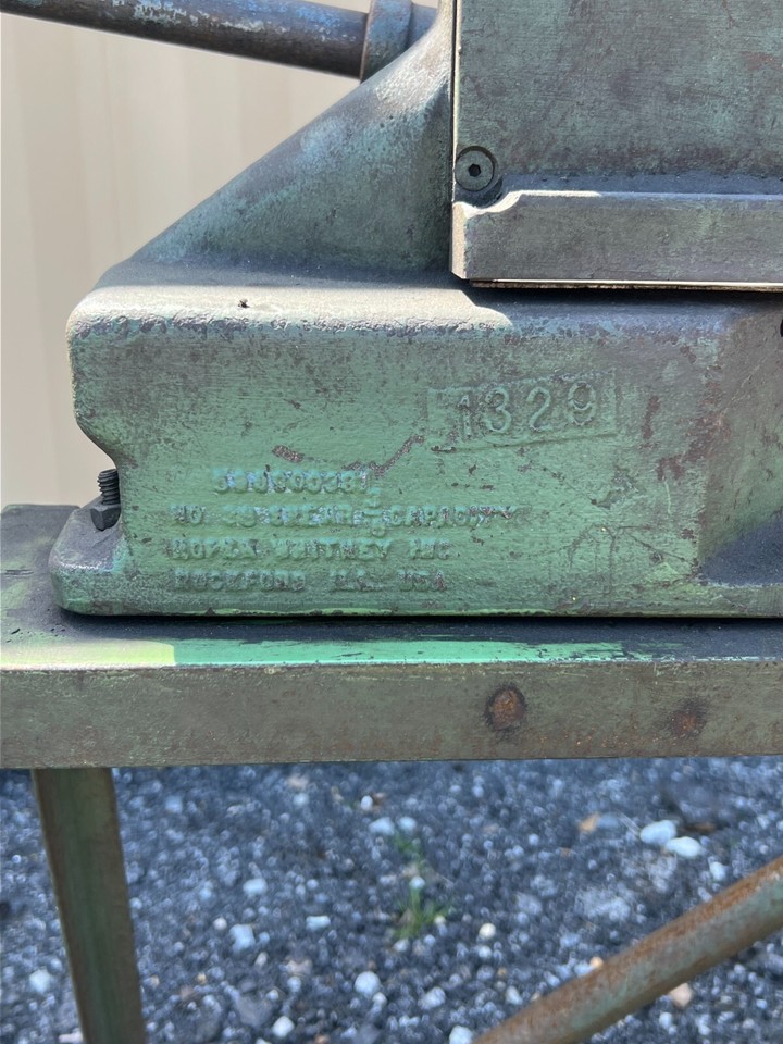 Roper Whitney Number 38, 3/16 Iron Shear Cutter, on Stand w/ Rollers | eBay