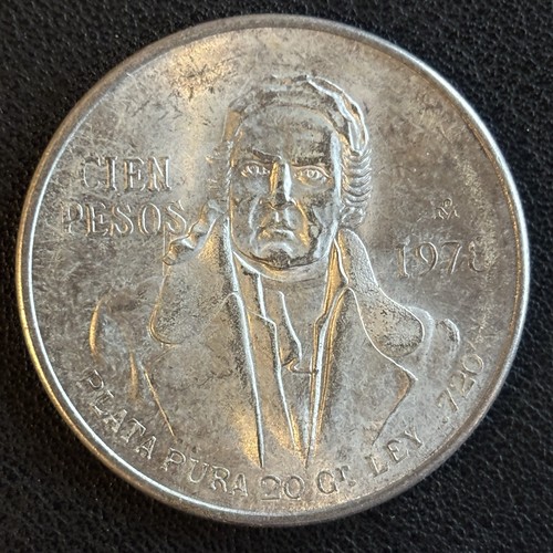 1978 Mexico 100 pesos Silver 0.720 KM# 483.2 Avg. Circ. Coin | eBay