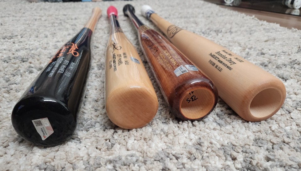 Dove Tail Bat (DTB) ProSelect MLB Ink Dot Bats Jeff McNeil Brandon ...