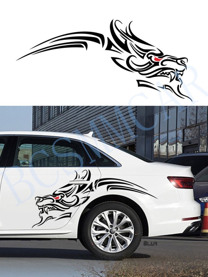 Car Dragon Styling Stickers Graphic For Auto Vinyls Decals Scratch ...
