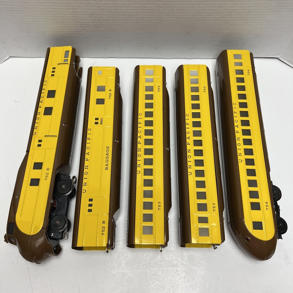 LIONEL REPRO PRIDE LINES O-GA 752E/752B/(2)753/754 UNION PACIFIC ...