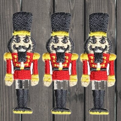 Nutcracker Embroidered Patch — 3-Pack — Iron On | eBay