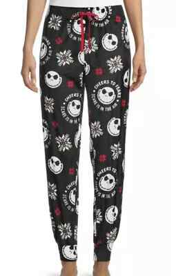 NEW The Nightmare Before Christmas PJ Sleepwear Women’s Cuffed Jogger ...