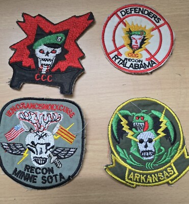 Vietnam War MACV SOG CCC Recon Team Patch Set #8 - Green Beret Phoenix ...
