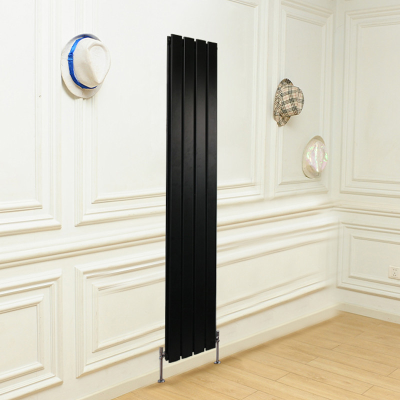 Designer Bathroom Flat Panel Radiator Vertical Bars White Anthracite ...
