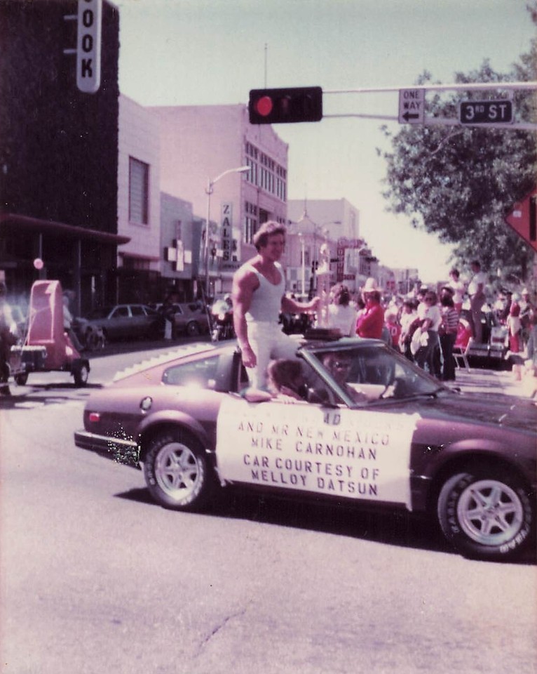 Vintage circa 80's Mr. New Mexico Mike Carnohan on Parade Downtown ...