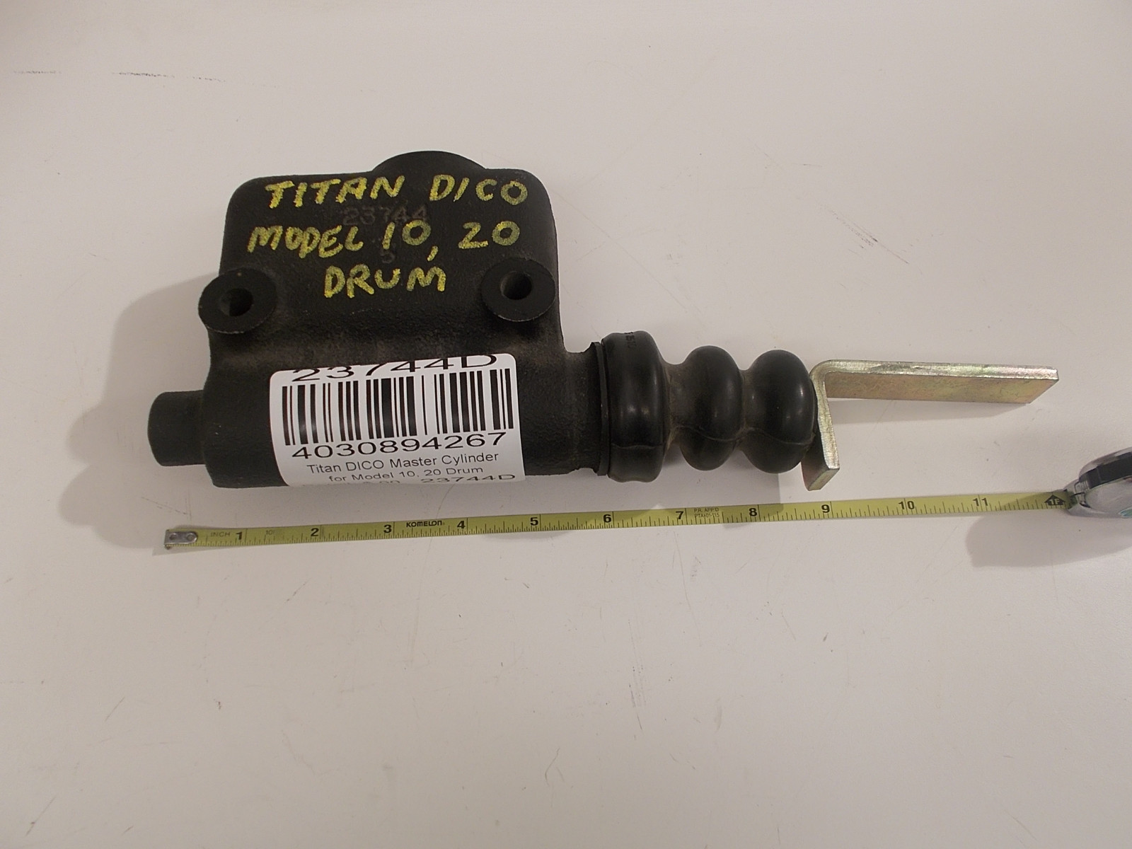 Titan DICO Master Cylinder for Model 10 20 Drum Brakes Actuators Boat ...
