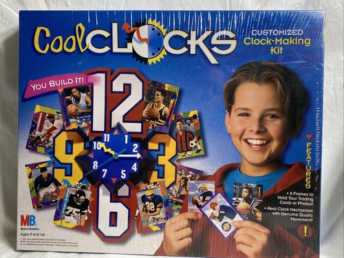 Vtg Cool Clocks Customized Clock Making Kit Milton Bradley 1995 Sealed ...