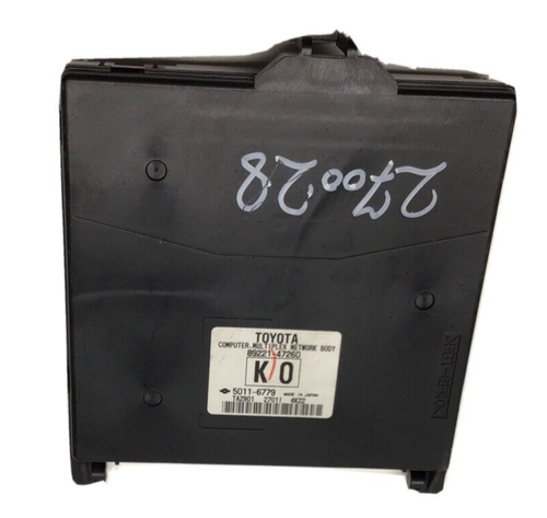 2013-2015 Toyota Prius Multiplex Network Body Control Module OEM 89221 ...