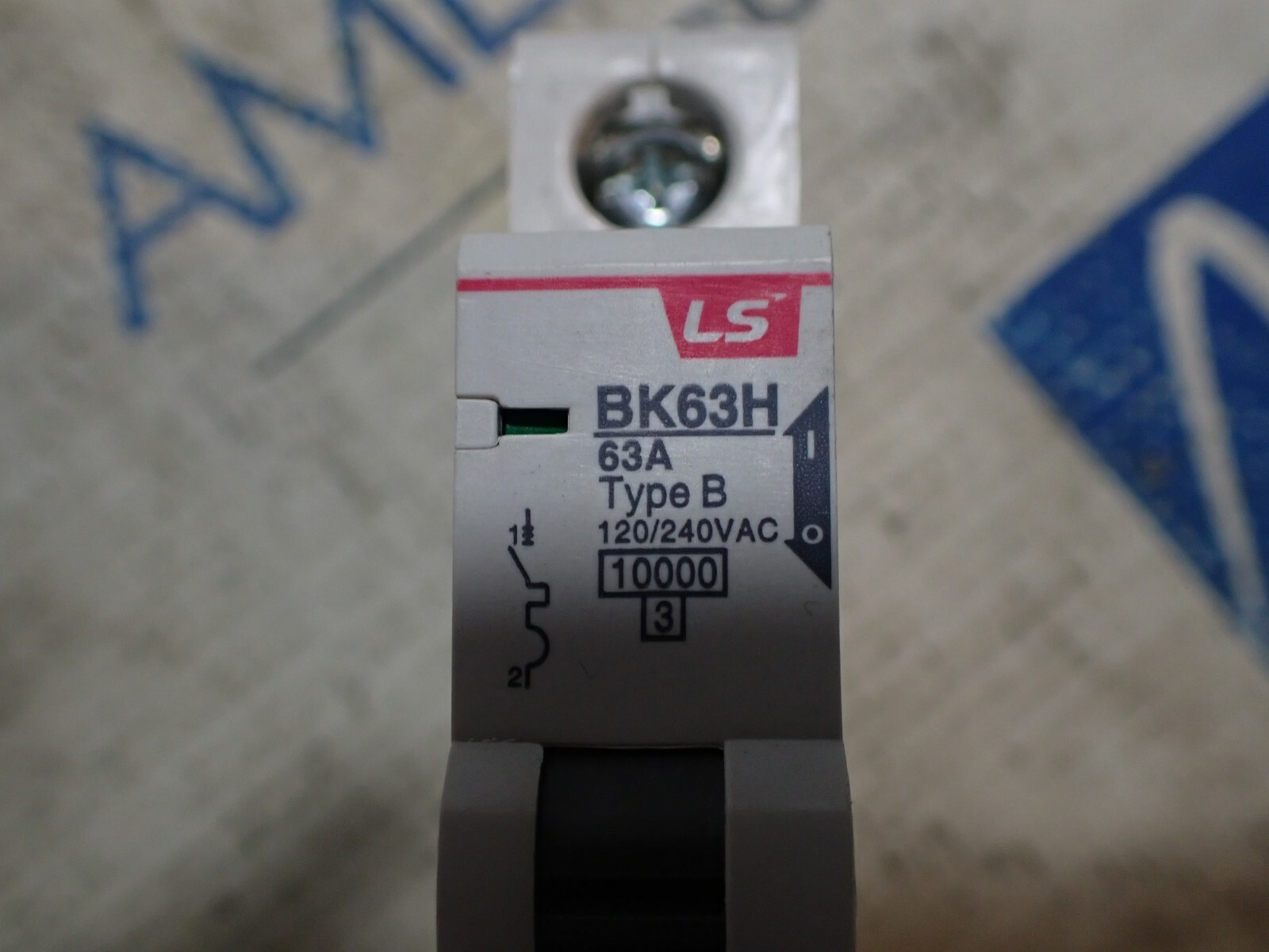 NEW LS ELECTRIC BK63H B Curve 1P Din Rail C63A 63 Amp 120/240v Circuit ...