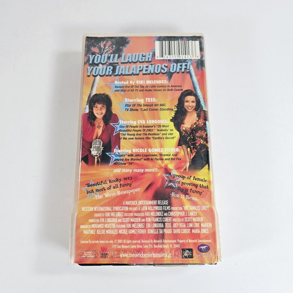 Stand Up Comedy Hot Tamales Live VHS - Spicy, Hot & Hilarious - Eva ...