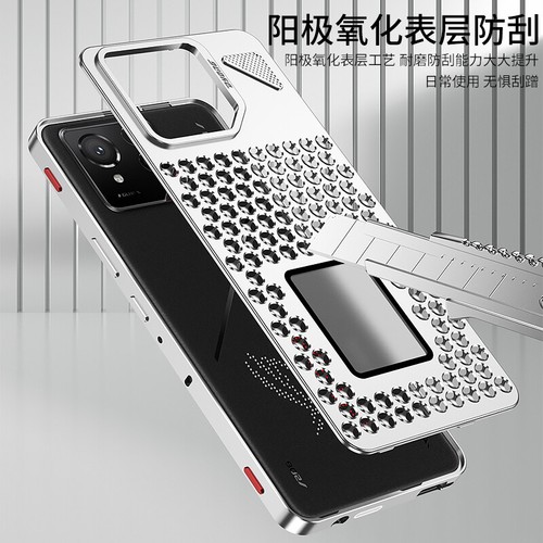 For Asus ROG Phone 8/ROG 8 Pro Case Cover Metal Honeycomb Heat ...