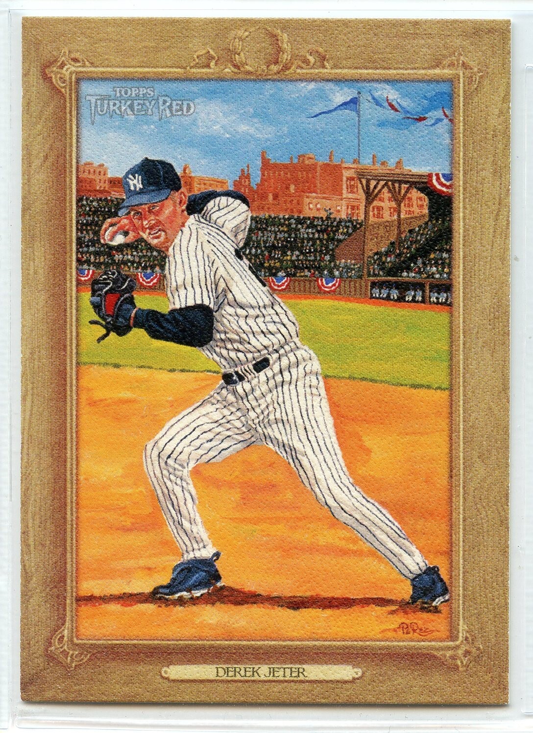 2007 Topps Turkey Red Baseball - #95 - Derek Jeter - New York Yankees ...