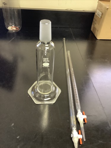 Pyrex 31770 Bottle And Two Lab Burettes | eBay