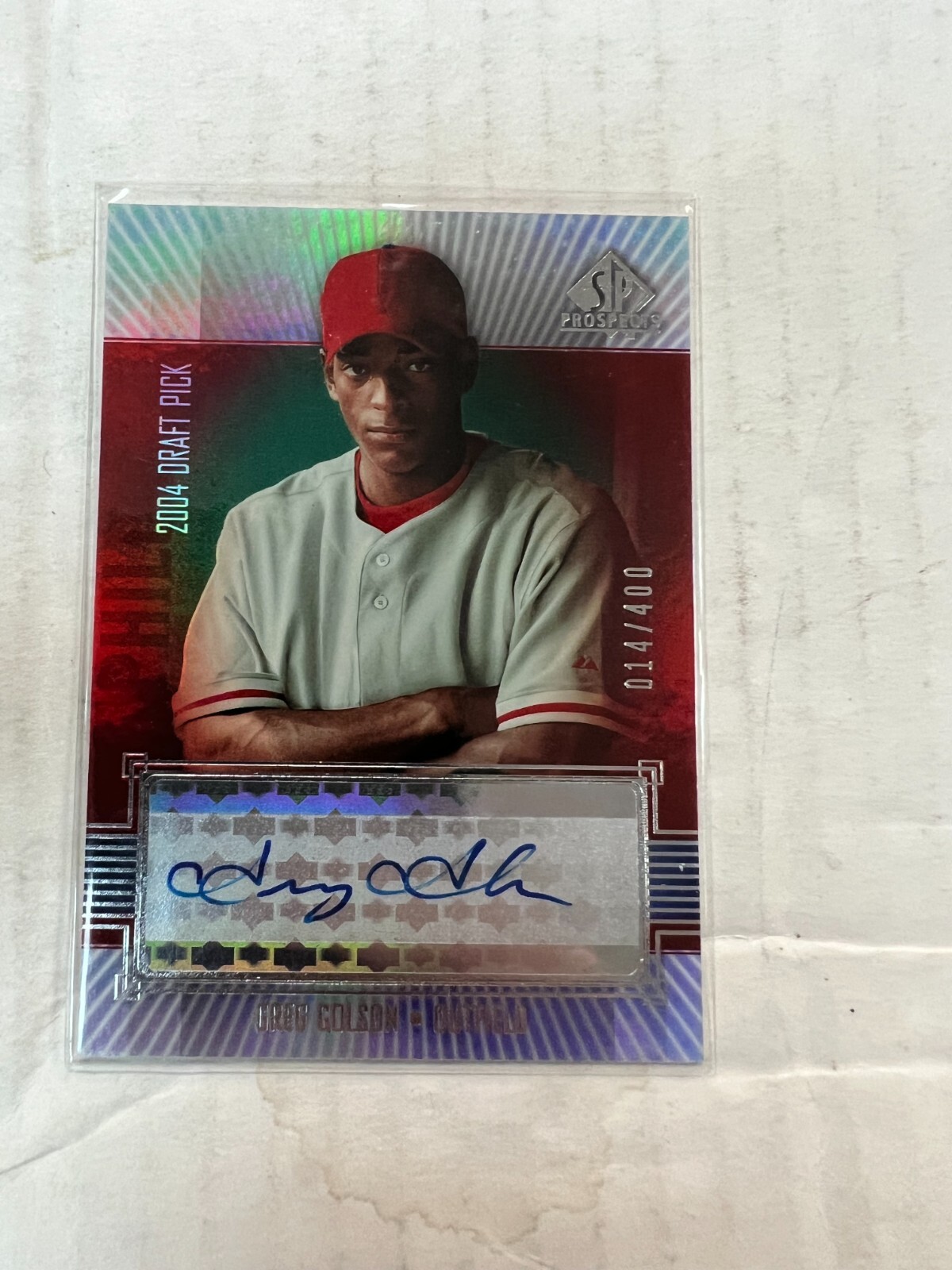 Greg Golson 2004 Upper Deck SP Prospects Auto #303 #014/400 NrMt | eBay