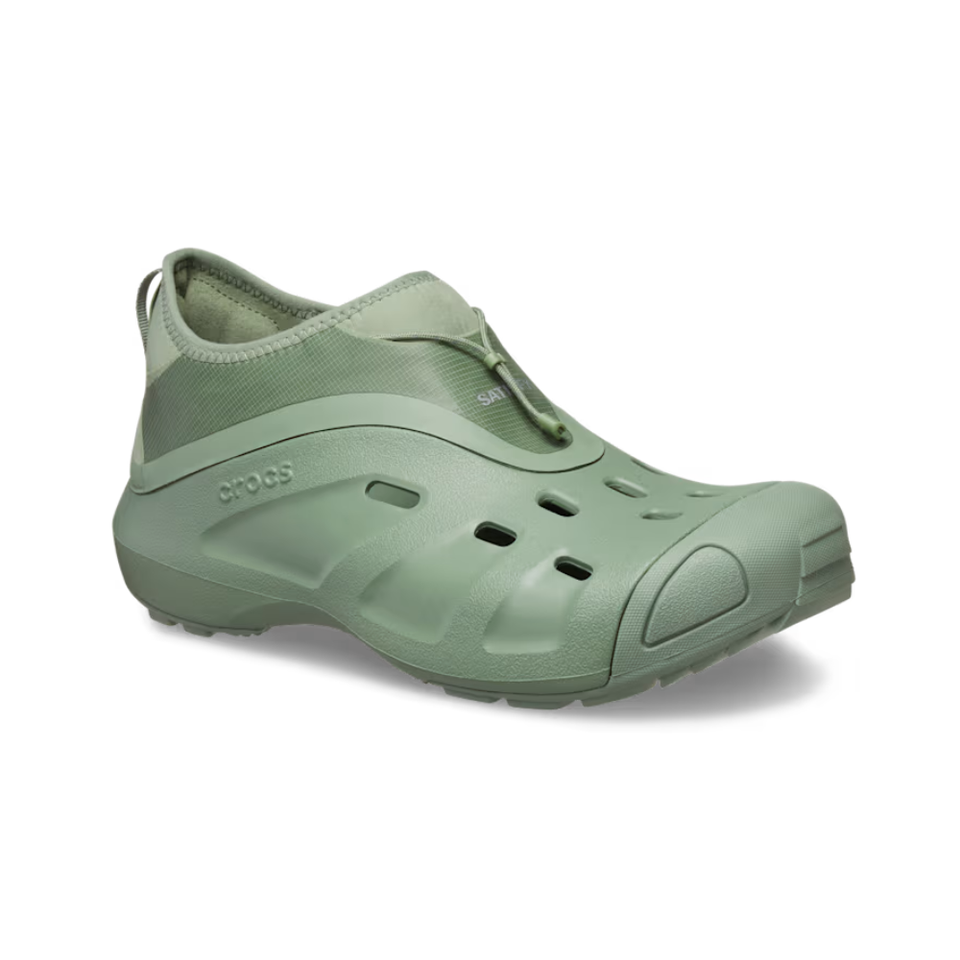 NEW CROCS Satisfy Running X Crocs Quick Trail Moss 209628 GREEN UNISEX ...