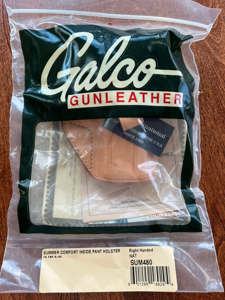 Galco Summer Comfort IWB Holster for FN FNP 9/40 Right Hand, Natural ...