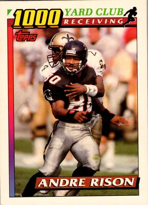 1991 Topps #7a Andre Rison 1000 Yard Club | eBay