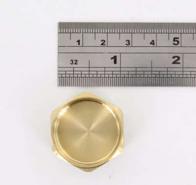 Stop End Cap 1" Blanking Cap Brass Fits 30mm Thread | eBay