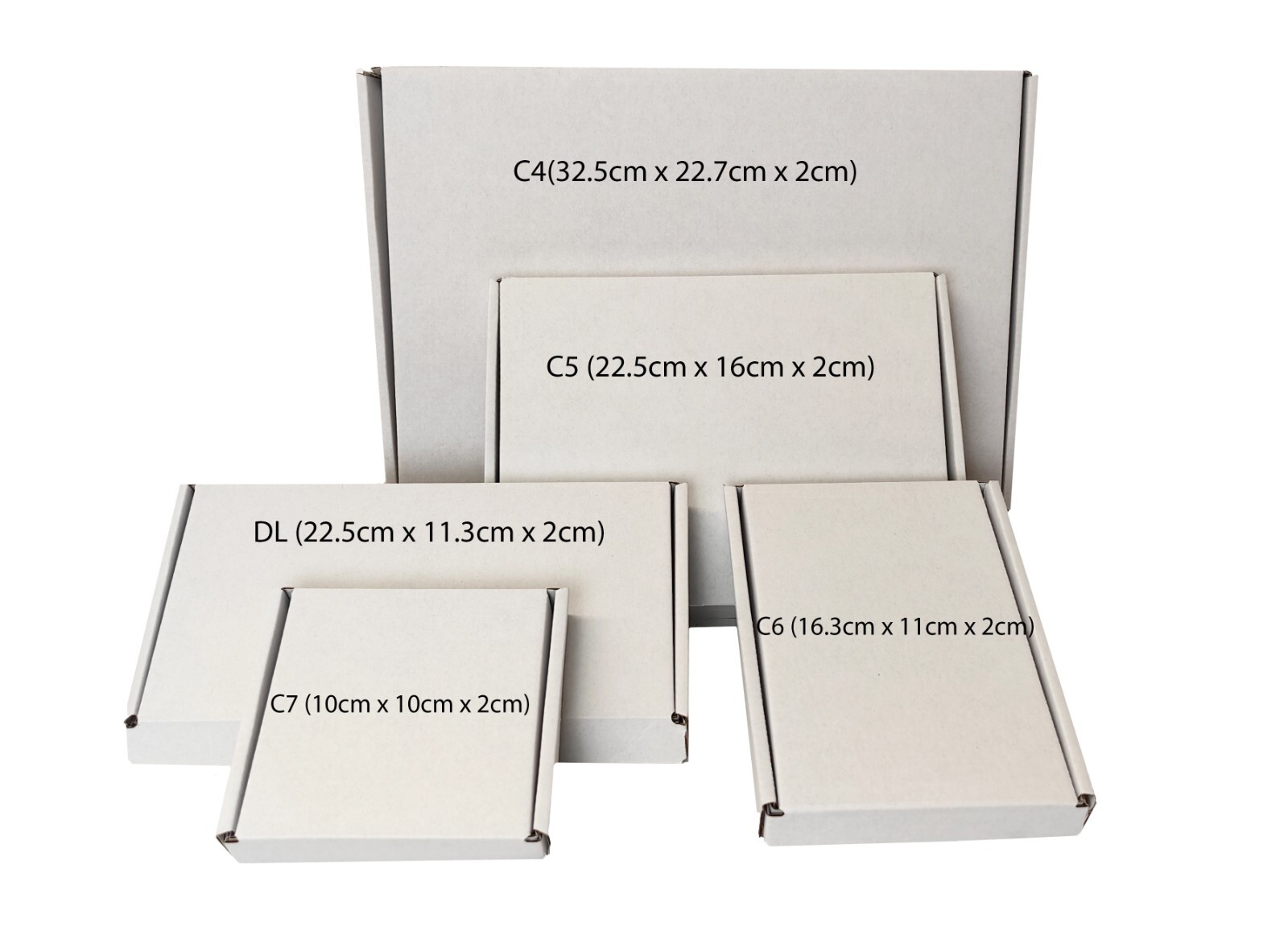 ROYAL MAIL PIP LARGE LETTER CARDBOARD SHIPPING BOX C4 C5 C6 C7 DL ...