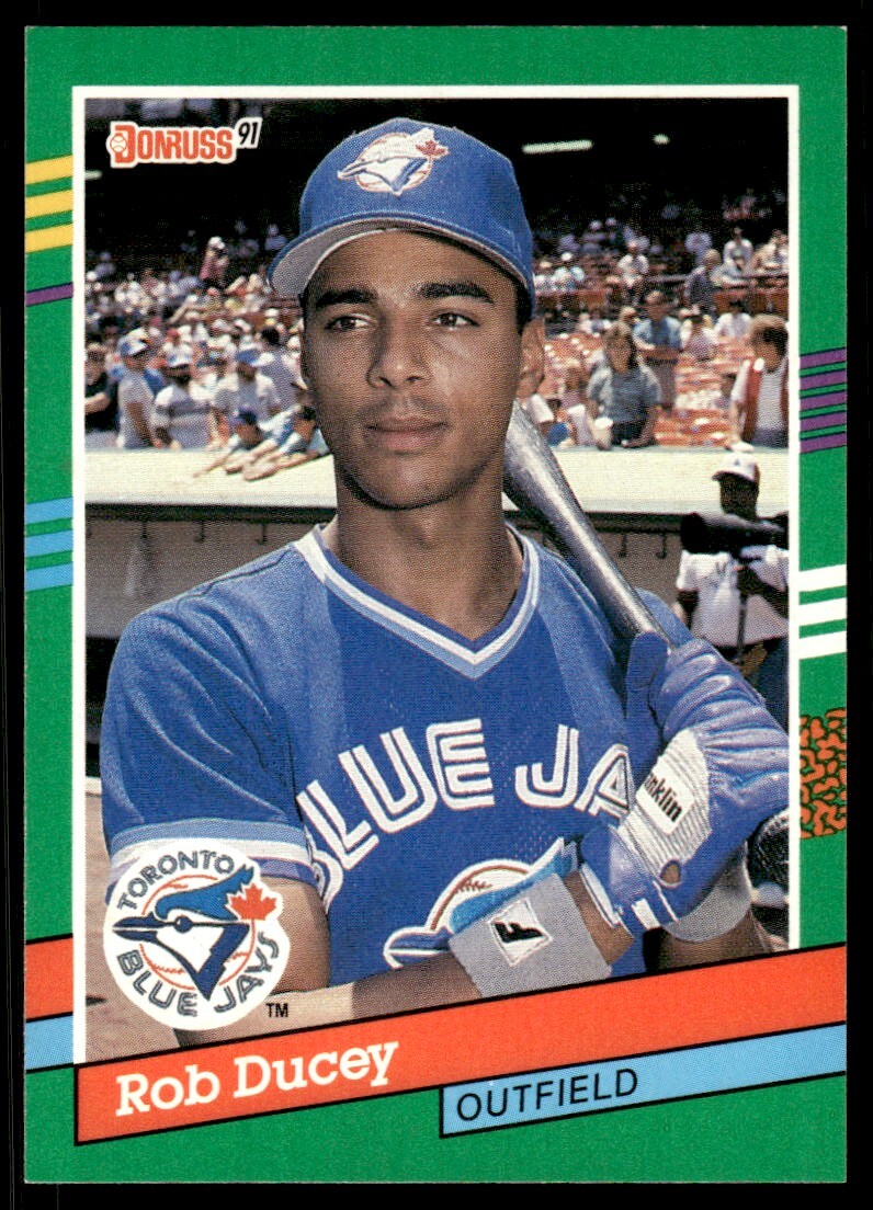 1991 Donruss Baseball Card Rob Ducey Toronto Blue Jays #705 | eBay