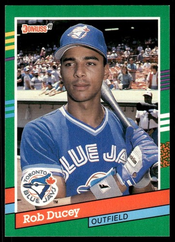 1991 Donruss Baseball Card Rob Ducey Toronto Blue Jays #705 | eBay