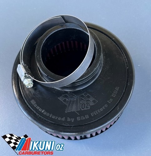 MikuniOz Pancake Air-Cleaner, Suits Mikuni VM/TM 62mm Carb Spigots, 2 ...