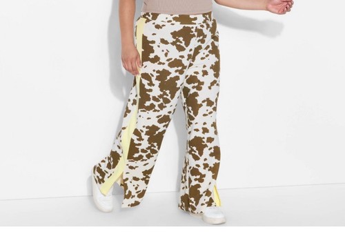 Target - Women's Cow Print Pull-On Graphic Pants - Brown XL | eBay