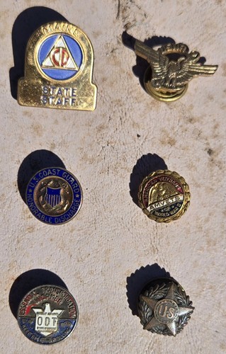 Vintage Lot Military Pins Pinbacks WW II Etc. | eBay
