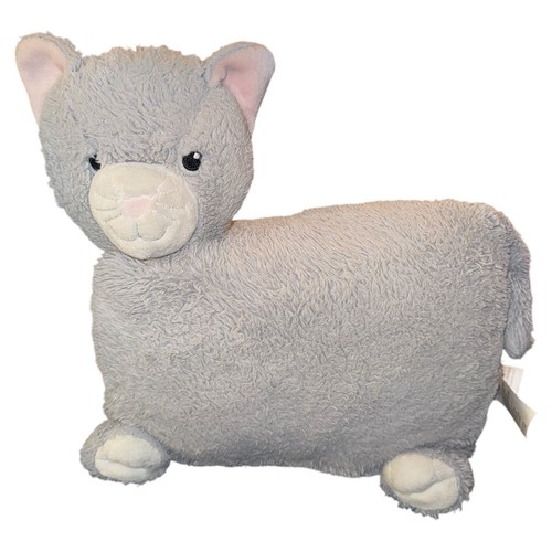 Little Miracles Kitty Kitten Cat Snuggle Me Too Gray Plush Pillow | eBay