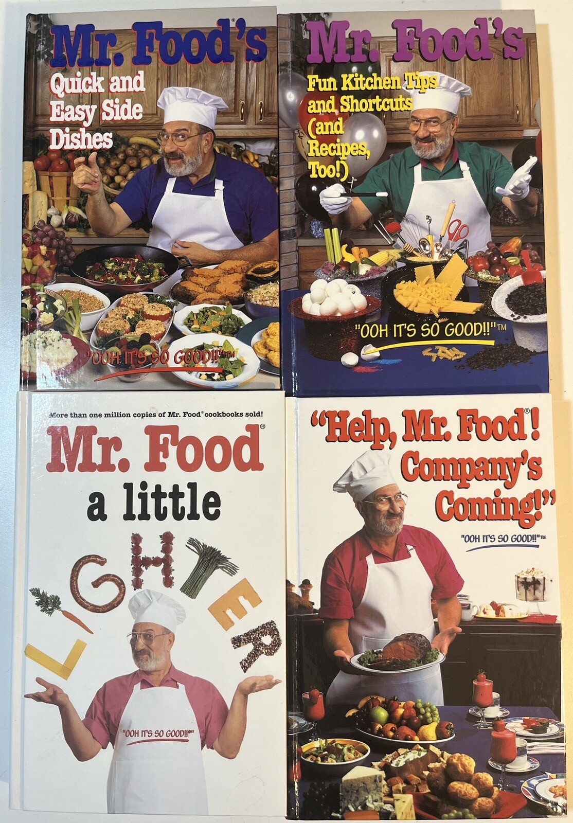 Lot Of 4 1990'S Mr. Food Cookbooks Side Dishes A Little Lighter Kitchen ...