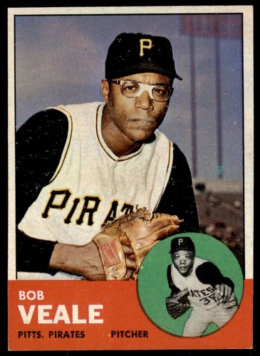 1963 Topps Bob Veale EX Pittsburgh Pirates #87 | eBay