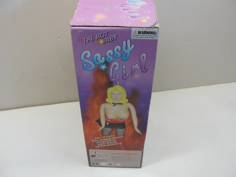 RARE VINTAGE SASSY GIRL ANIMATED DANCING TALKING 14" FIGURE ~ ADULTS ...