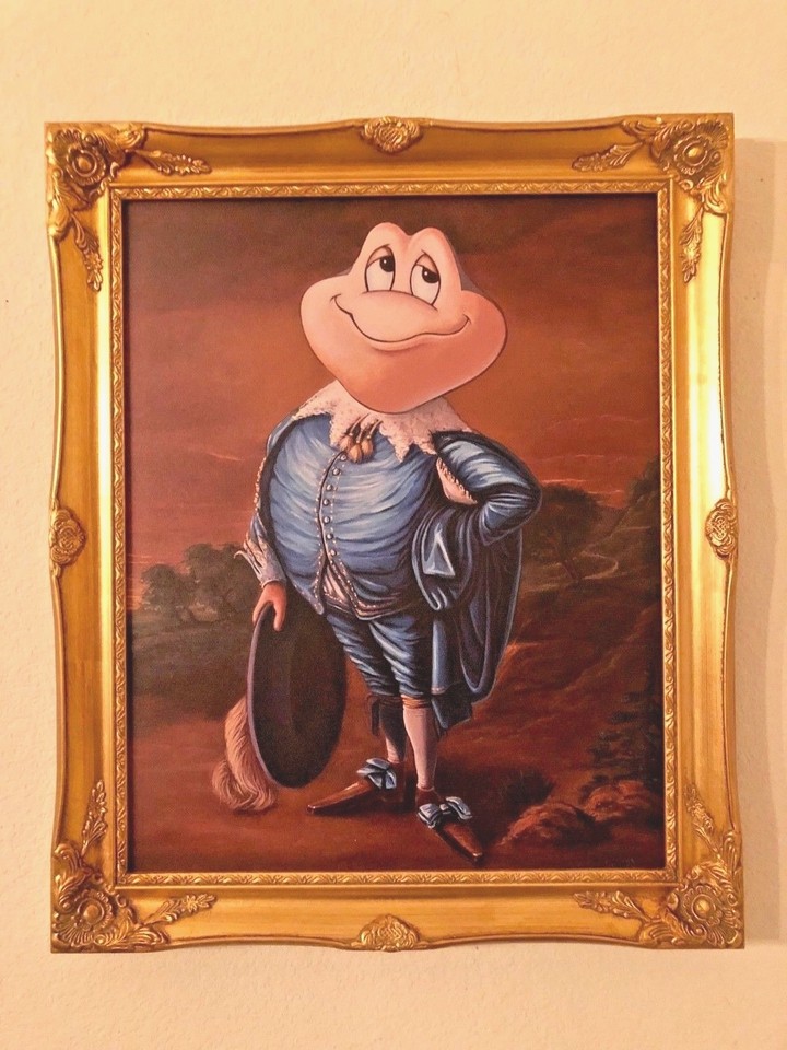Mr Toads Wild Ride Giclee Canvas UNFramed Toad Ride Disneyland Rare ...