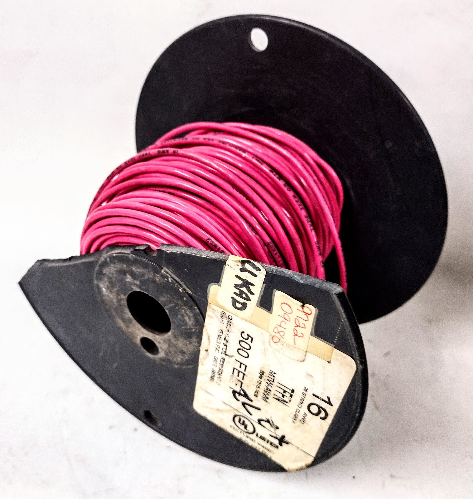 16-AWG 26-STRAND RED HOOK-UP WIRE 95FT 600V GASOLINE/OIL RESISTANT | eBay