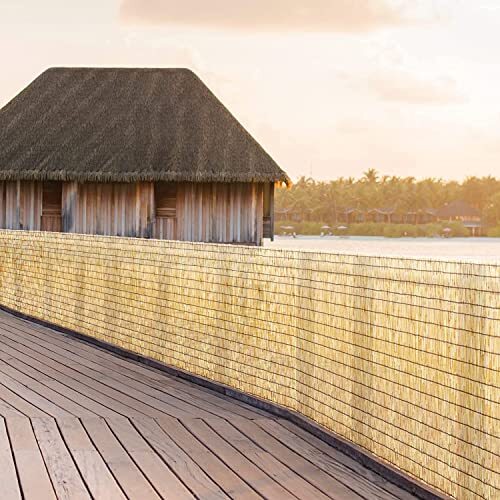 Natural Reed Fence Roller Blind5.5ft X 16.4ft Bamboo Fencing Privacy ...