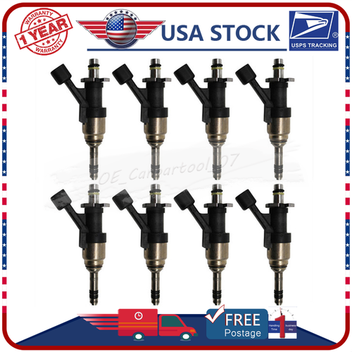Set(8) Fuel Injectors For 2014-18 Chevrolet Silverado 1500 GMC ...